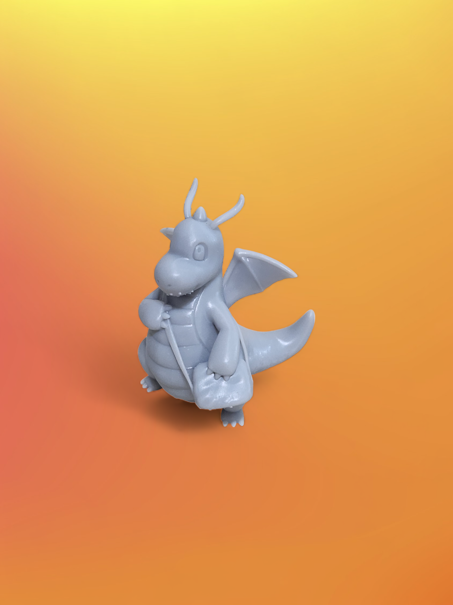 Pokemon Resin Miniature - Dragonite – Drift Owl Designs