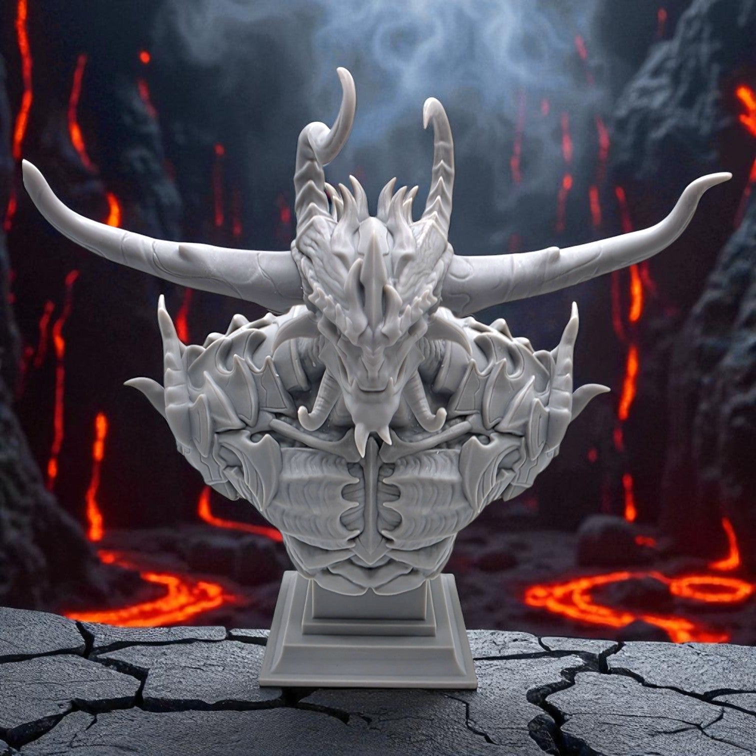Baran The Monarch of the Crimson River - Solo Leveling 3D Resin Bust ...